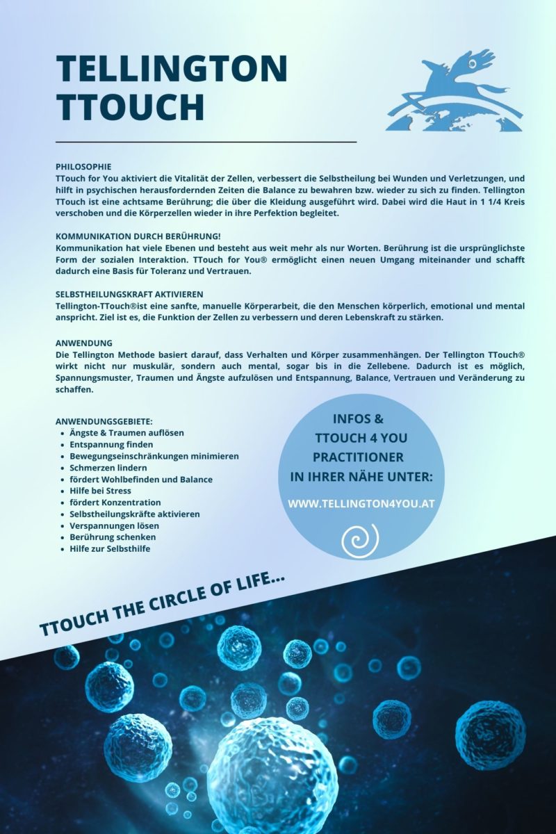 MENSCHEN – TELLINGTON TTOUCH TRAINING